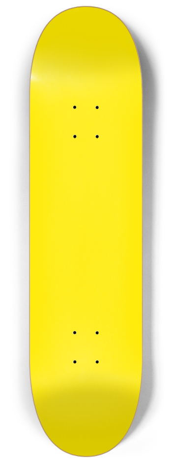 Yellow Wall deck Skateboard Series #2 8-1/4 Skateboard Deck