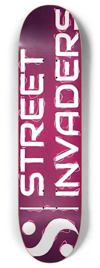 8.00 Street Invaders #16 Invader Logo 8 Inch Skateboard Deck