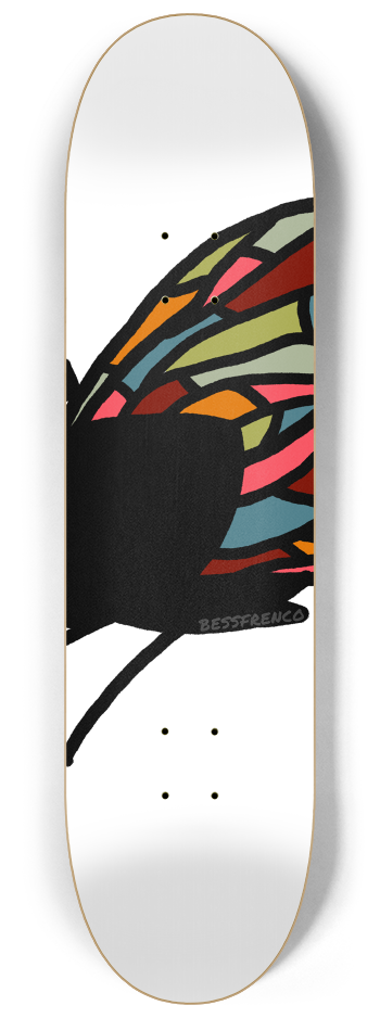 YER FLY #2 8-1/4 Skateboard Deck