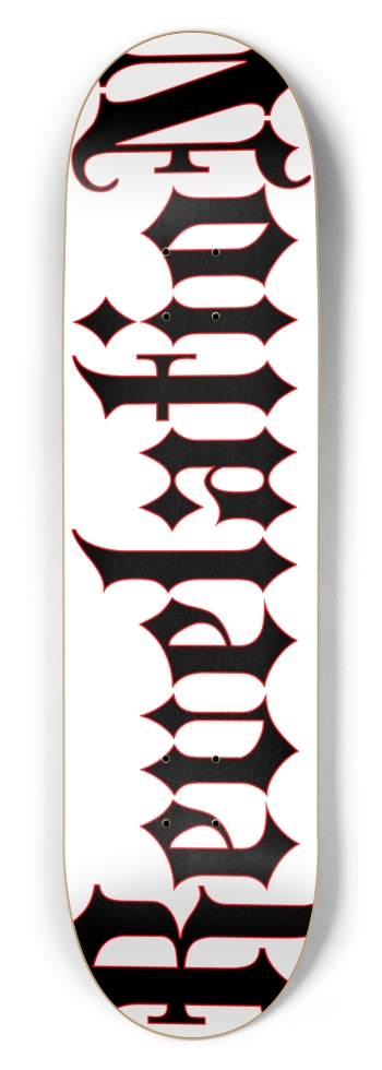 Custom Skateboard 8-1/2 Skateboard Deck by Jesus Steez