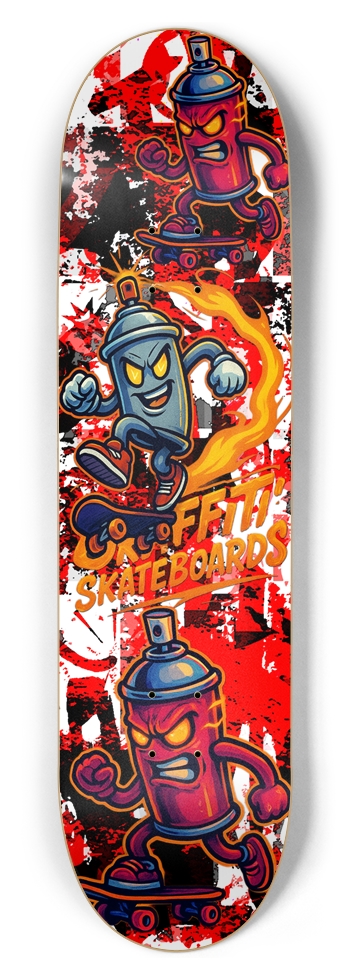 Graffiti Triple Logo Deck 8-1/2 Skateboard Deck